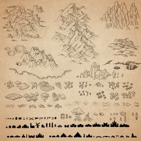 Gogots’Maps-Hand Draw Cartography - CartographyAssets