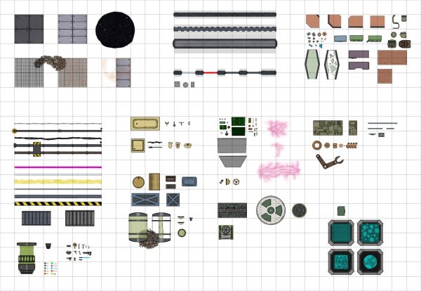 Sci-Fi and Modern Assets (free version) – CartographyAssets
