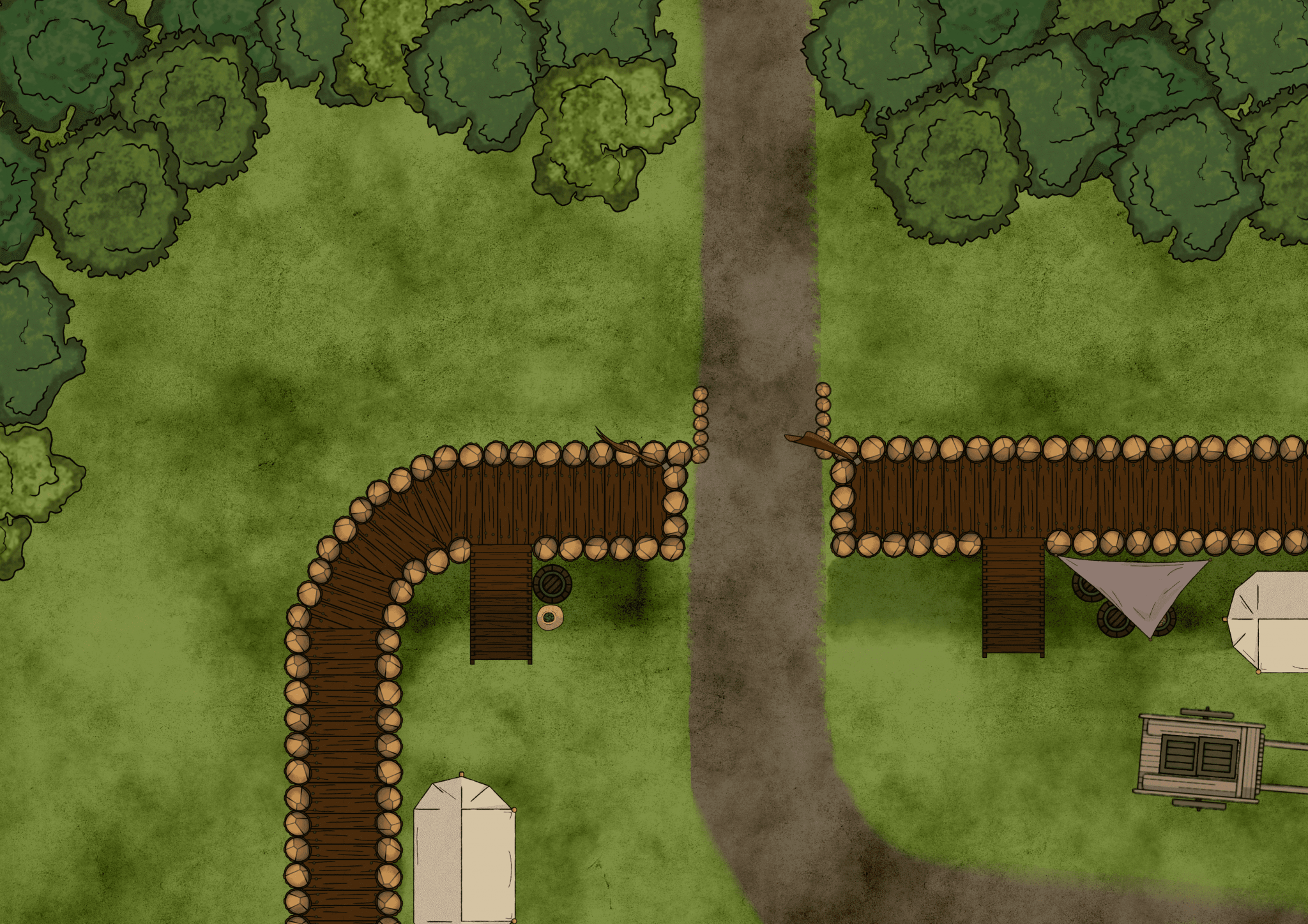 Walls and towers – CartographyAssets