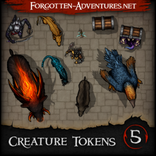 FREE – Commoner Tokens Pack 1 – CartographyAssets