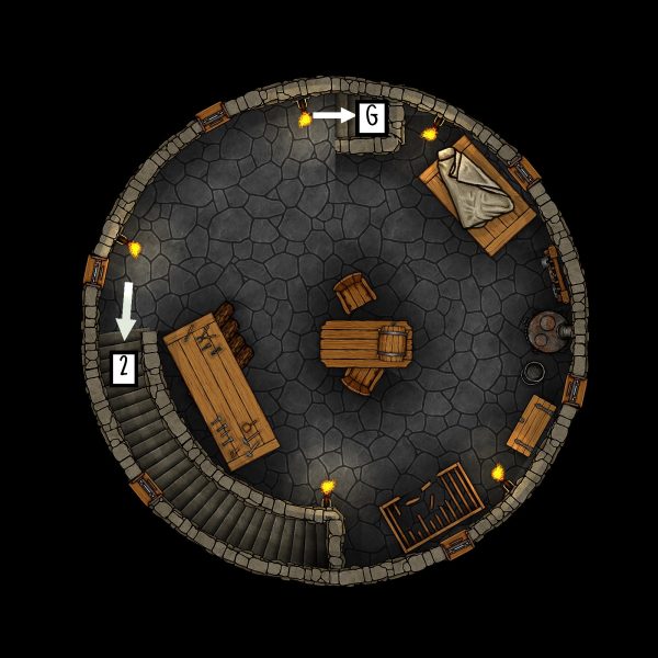 Ruined Lighthouse and out buildings - CartographyAssets