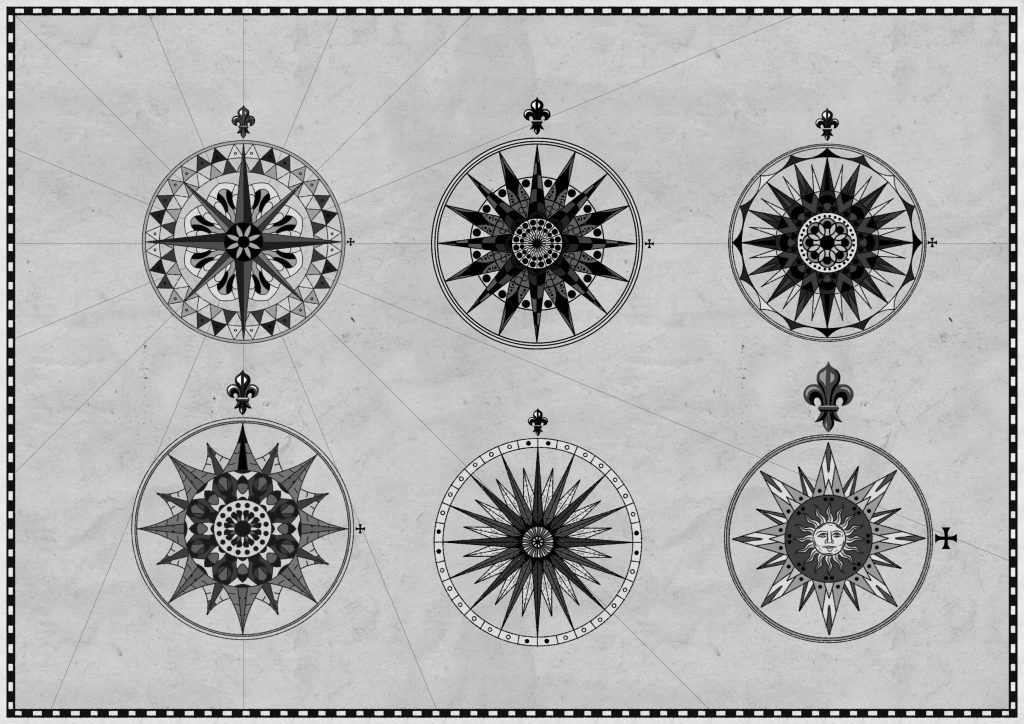 Compass Rose Pack 3 – CartographyAssets