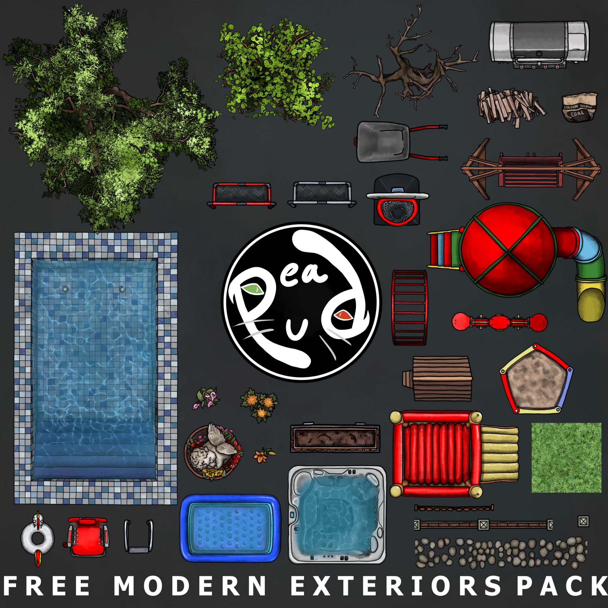 PeaPu’s Modern City 1 FREE [Inkarnate + Dungeondraft Compatible ...