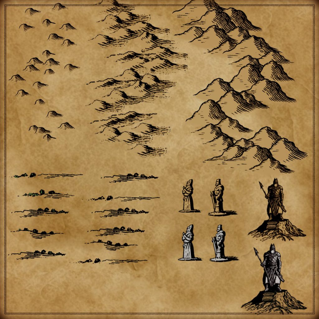 Mountains (Wonderdraft) - CartographyAssets