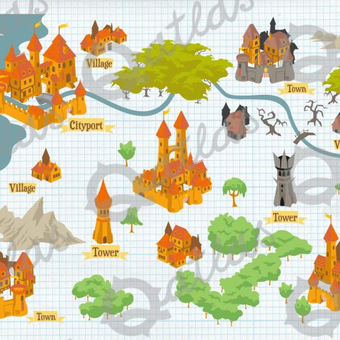 J.R.R. Tolkien – Middle Earth map builder 2 – CartographyAssets