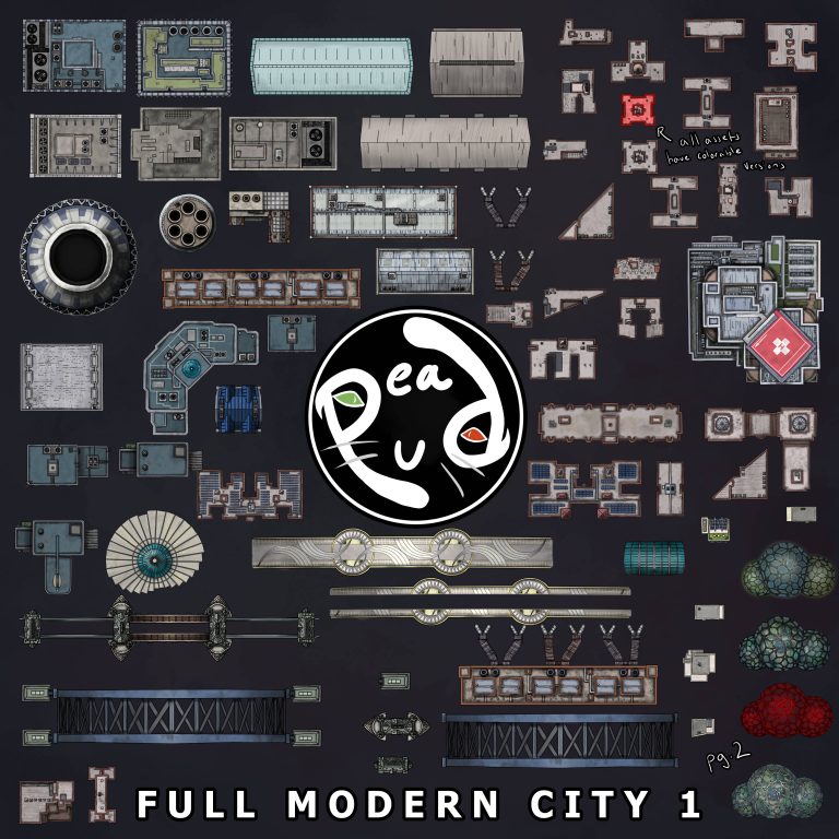 PeaPu’s Modern City 1 FULL [Inkarnate + Dungeondraft Compatible ...