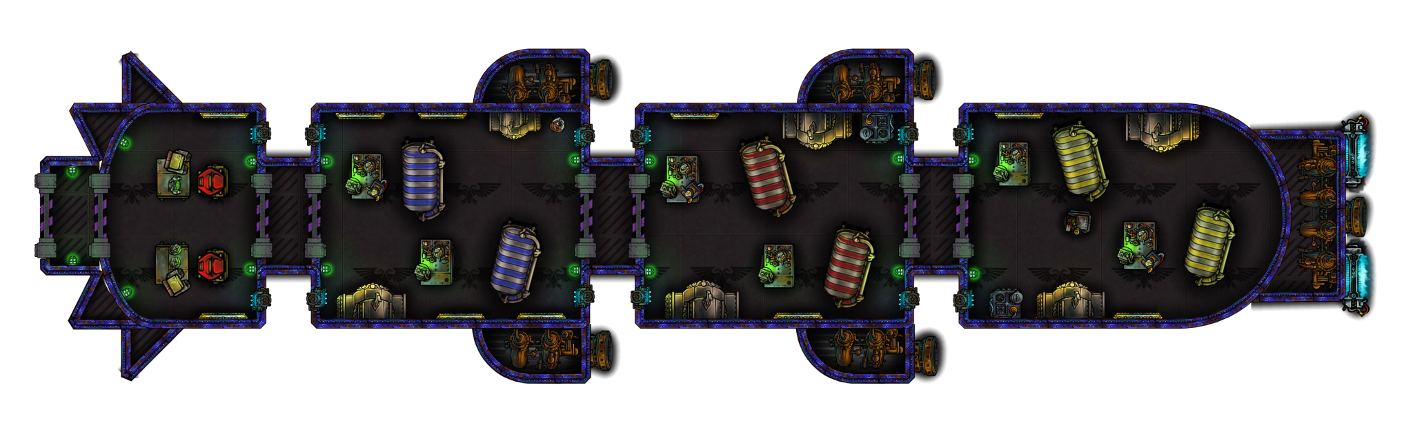 Dark Future Map 1 – Boarding Rocket – CartographyAssets