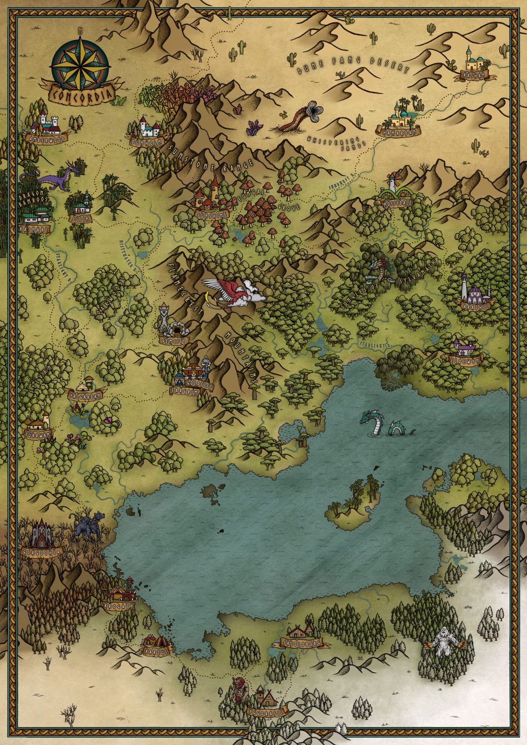 Creatures Bundle (Dotty) – CartographyAssets