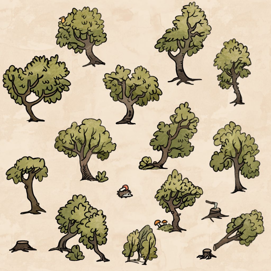 Custom Trees - CartographyAssets