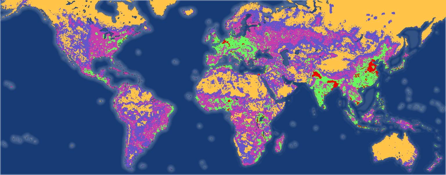 Spud’s Modern Day World Map – CartographyAssets