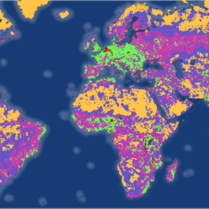 Spud’s Modern Day World Map – CartographyAssets