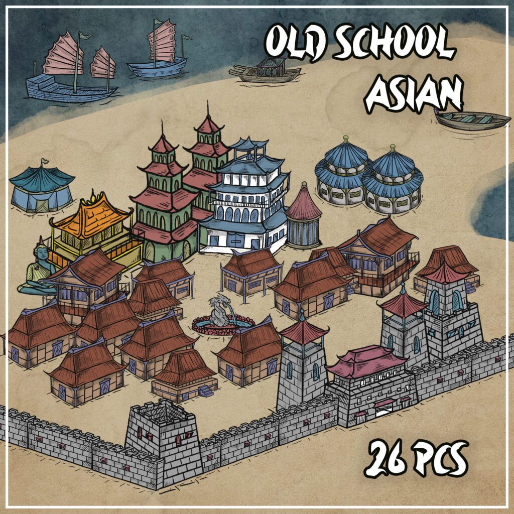 chinese settlements - CartographyAssets