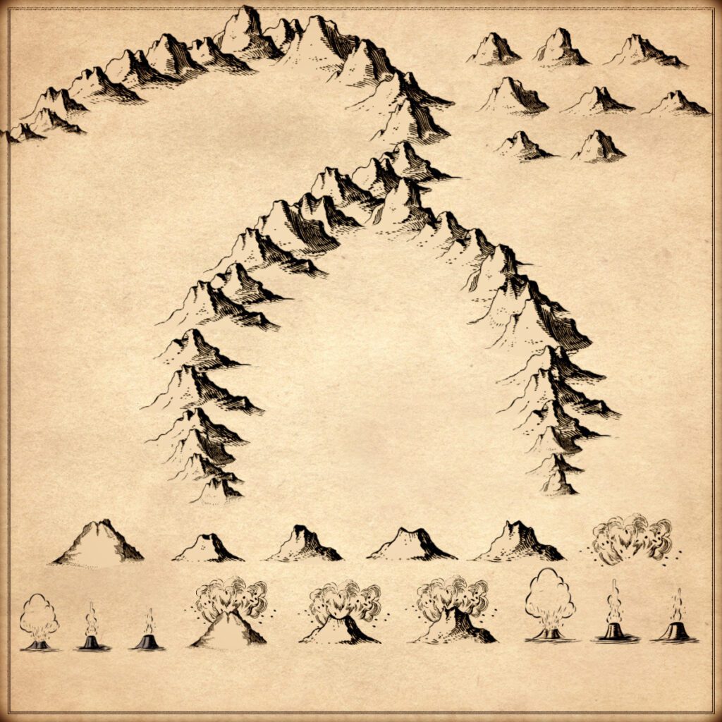 Mountains (Wonderdraft) - CartographyAssets
