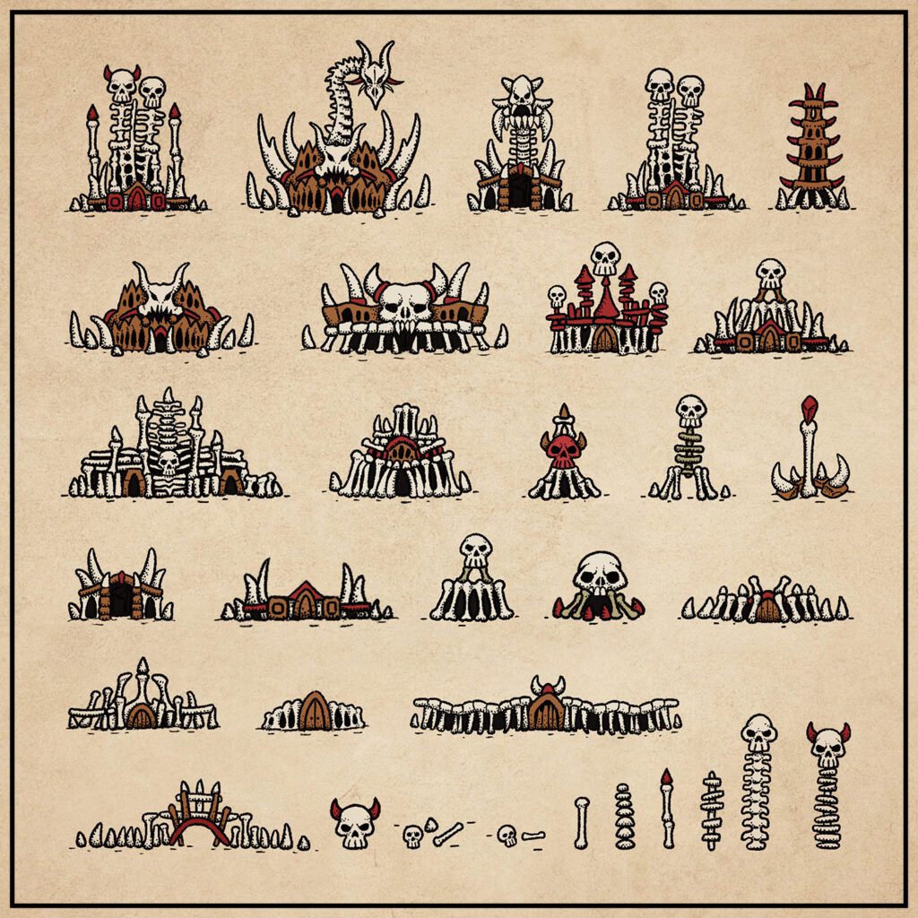 Creatures Bundle (Dotty) – CartographyAssets