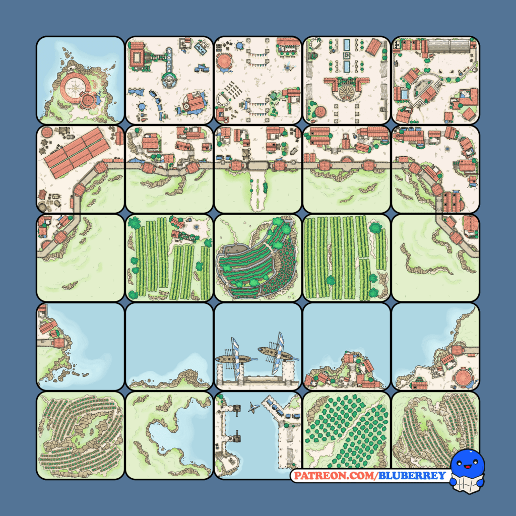 BluBerrey’s Terrain Assets CorePack | Nr.1 | (116 objects, 12 textures, 22 paths ...