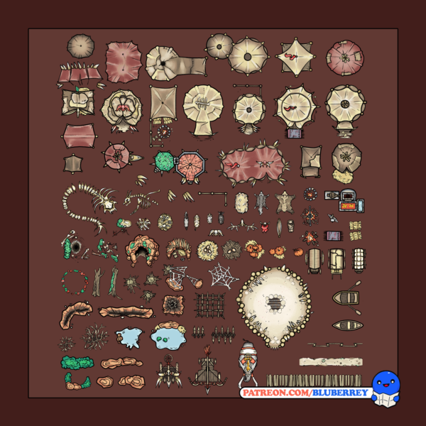 Monsters&Beasts Asset Pack | Nr.1 | (90 assets, 3 paths ...