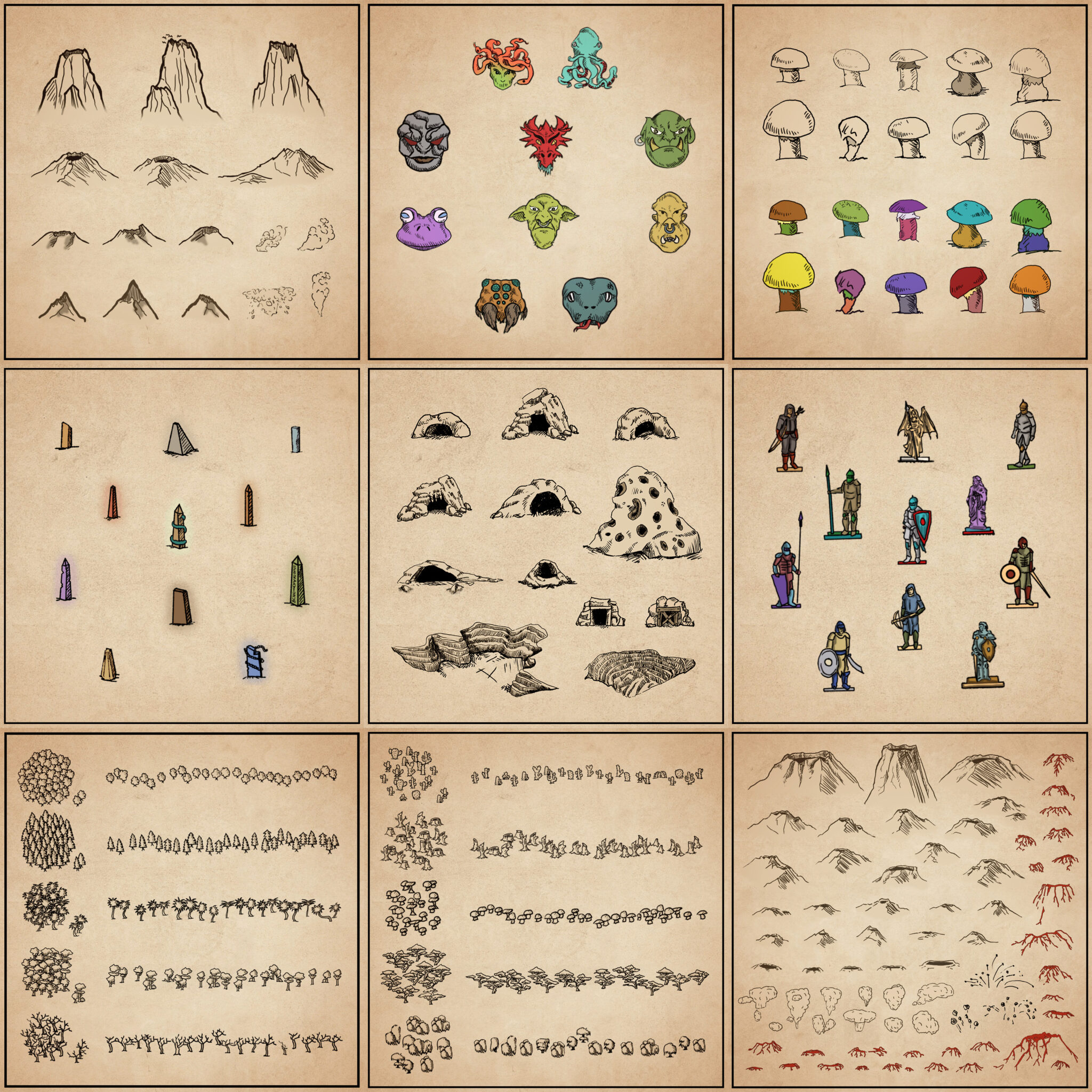 Custom Trees - CartographyAssets