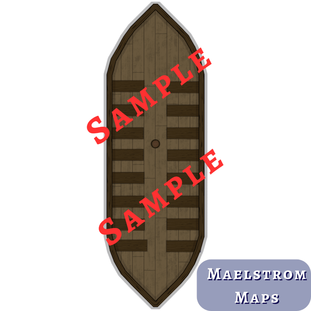 FREE! Premade Rowboat Map – CartographyAssets
