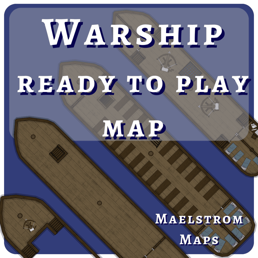 Premade Longship Map – CartographyAssets