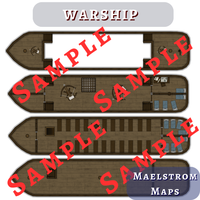 Ultimate Ship Battle Map Pack (Save 25% VS our Individual Maps ...
