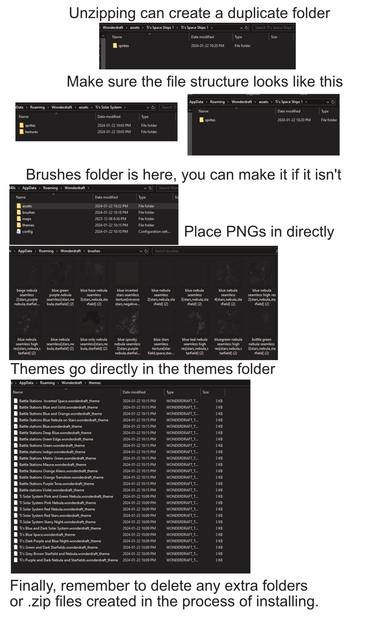 Trouble installing assets in Wonderdraft? – CartographyAssets