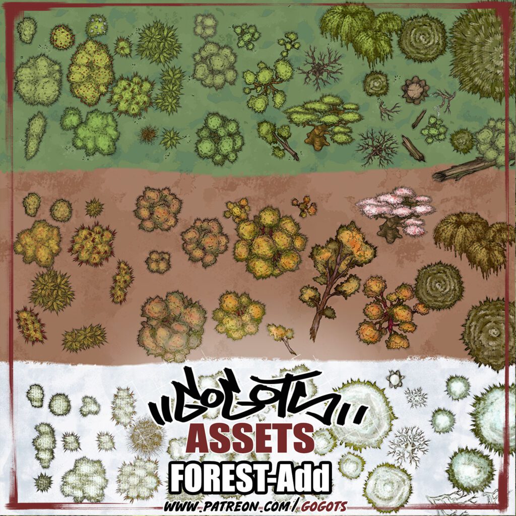 Gogots’Assets-Forest Add – CartographyAssets