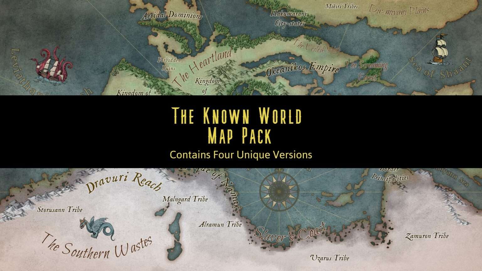 The Known World Map Pack – CartographyAssets