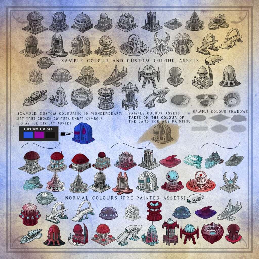 Top Down Seasonal Trees – CartographyAssets