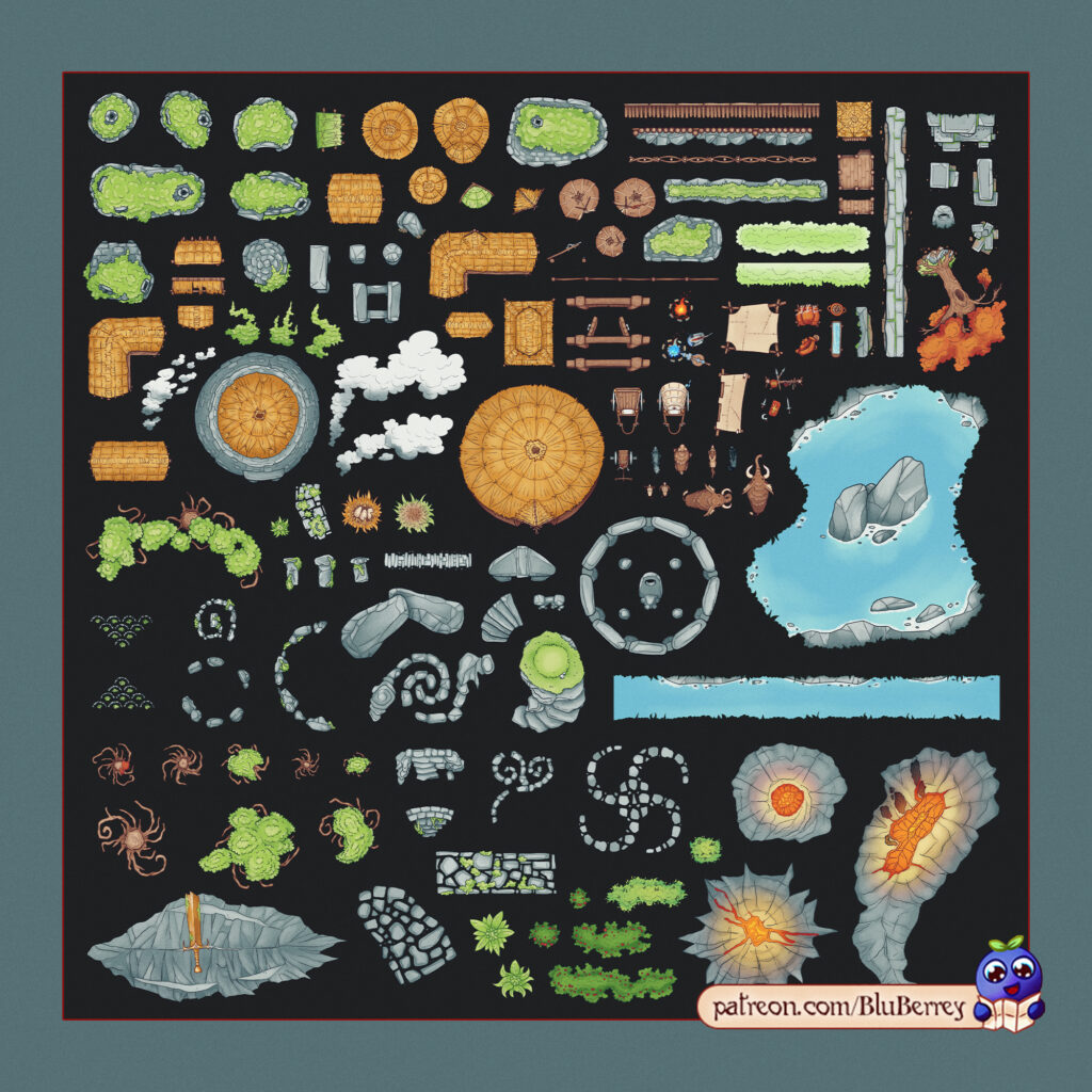 MilbysMaps Token Collection 1 – CartographyAssets