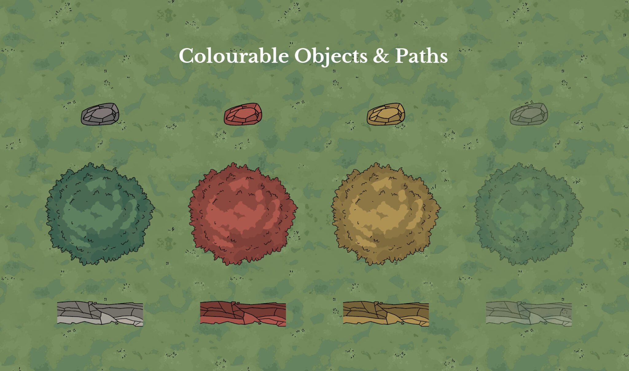 Colourable Objects and Paths – CartographyAssets