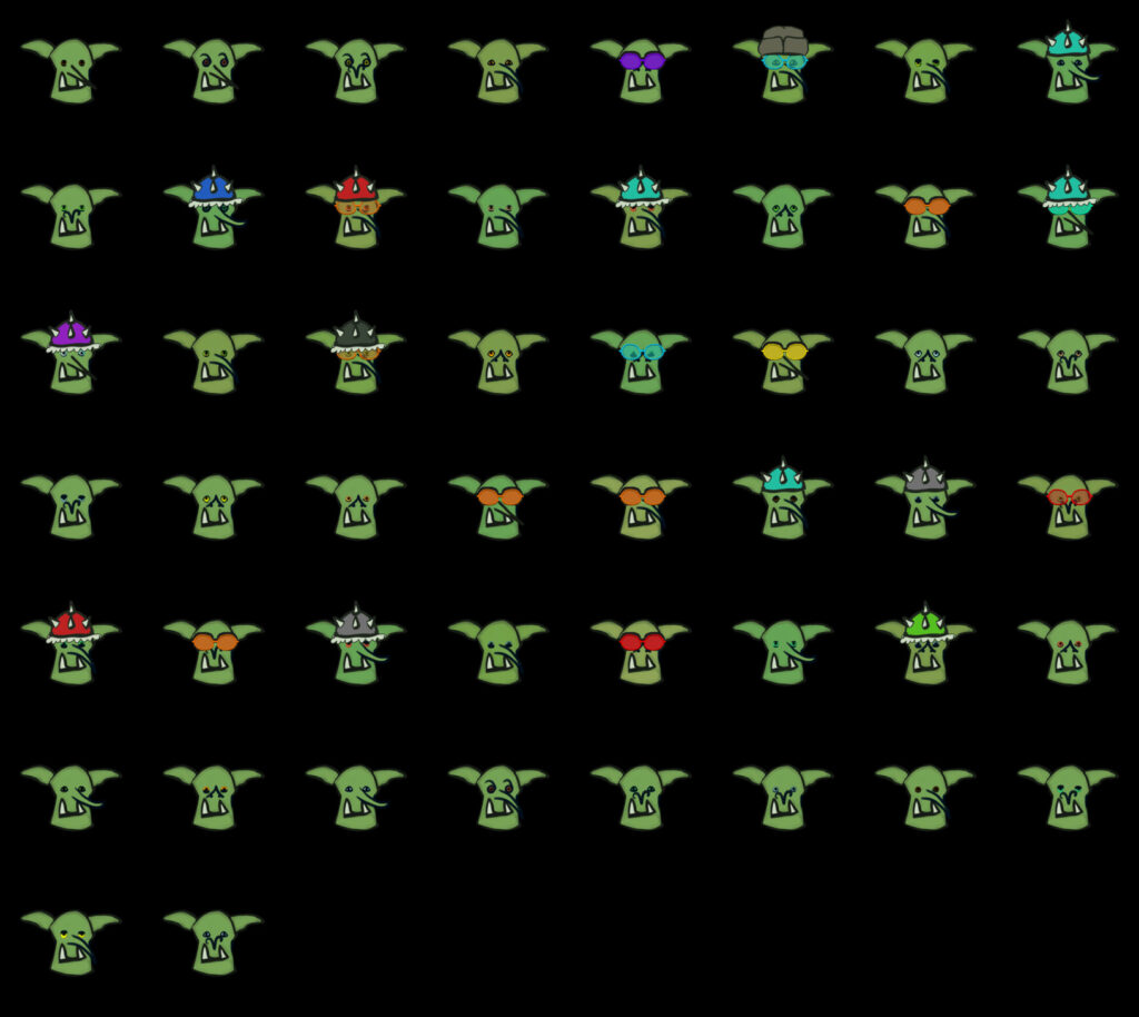 Ork and Goblin Token Sample Pack – CartographyAssets